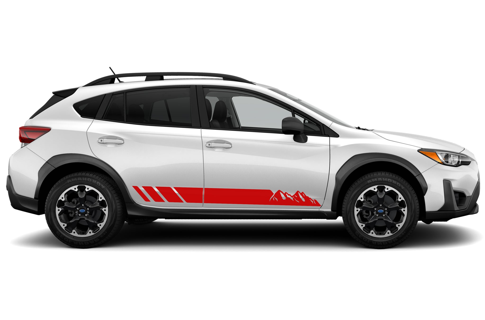 Side Door Stickers Decals vinyl design compatible with Subaru Crosstrek