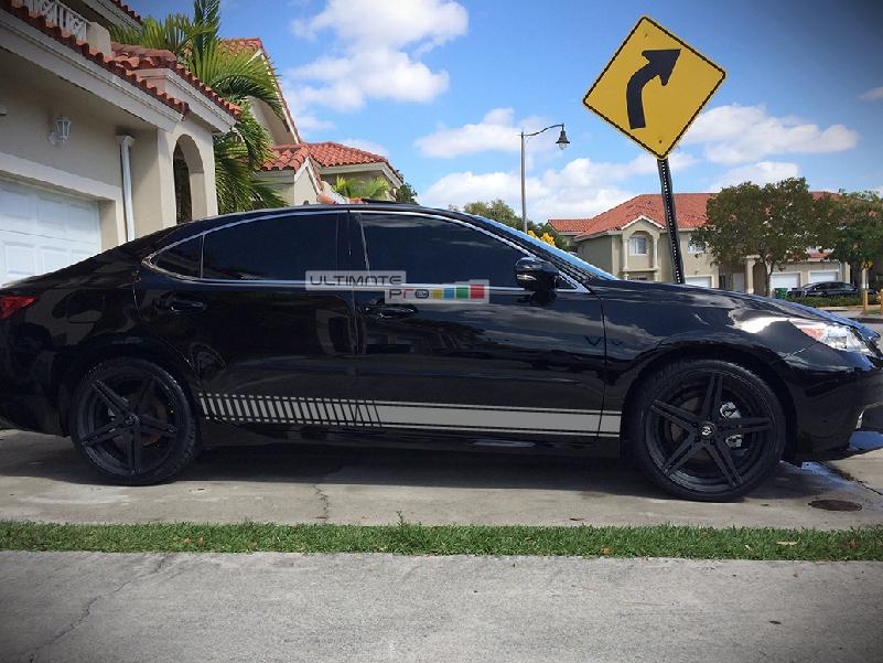 Decal Sticker Vinyl Side Racing Stripes Compatible with Toyota Camry