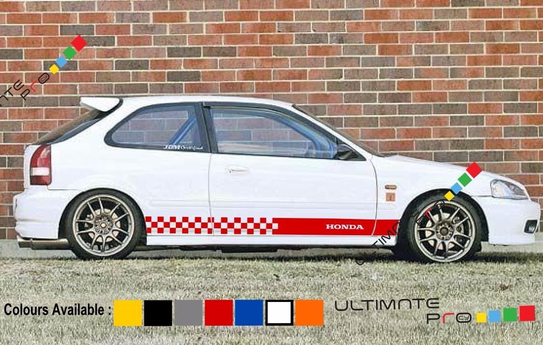 Honda civic Sticker Stripes Kit 2016-Present