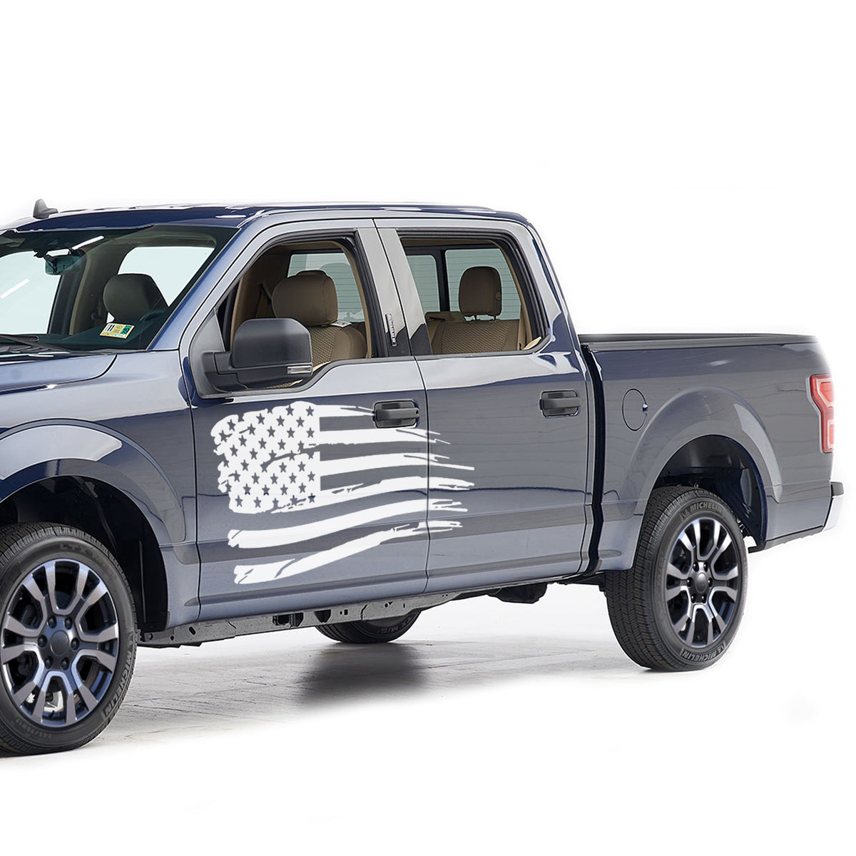 USA Flag Decal Sticker FORD RAPTOR F150 2007-2017