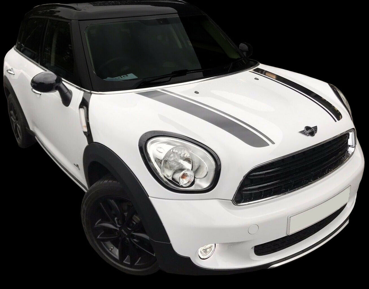 Racing Bonnet Stripes Decal Sticker Graphic Mini Countryman decals