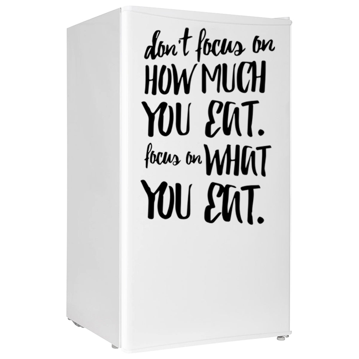 Mini Fridge Decals vinyl Quote Design Fridge Decals, Wrap