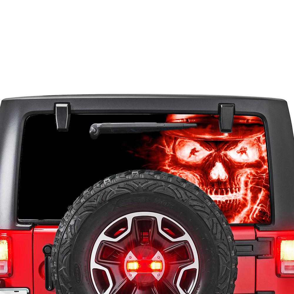 Red Skull Decals