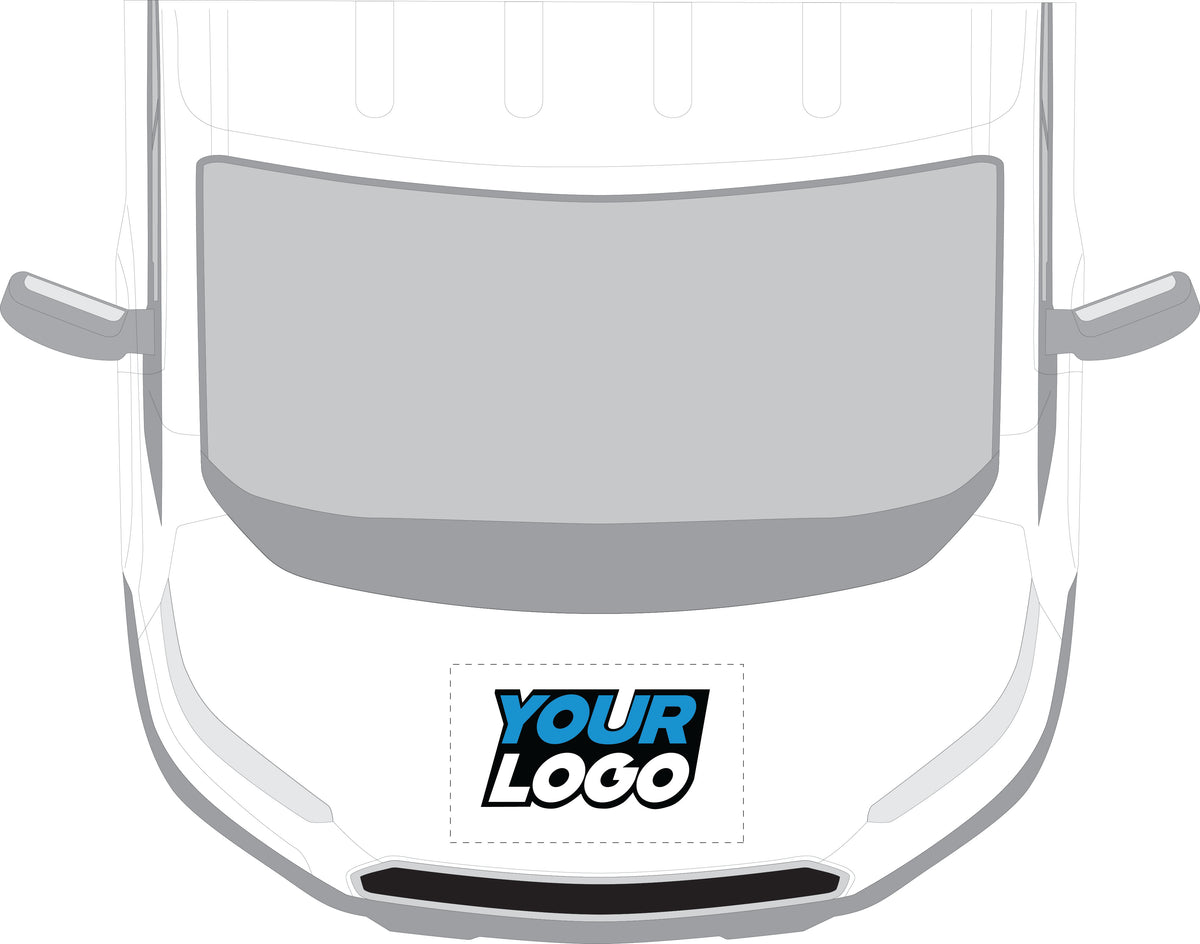 Professional Graphics Package Decals on a Business Big Van Vehicles