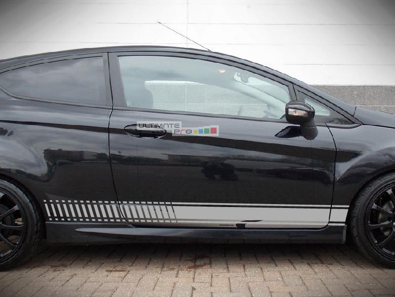 Decal Sticker Vinyl Side Racing Stripes Ford Fiesta Mark VI