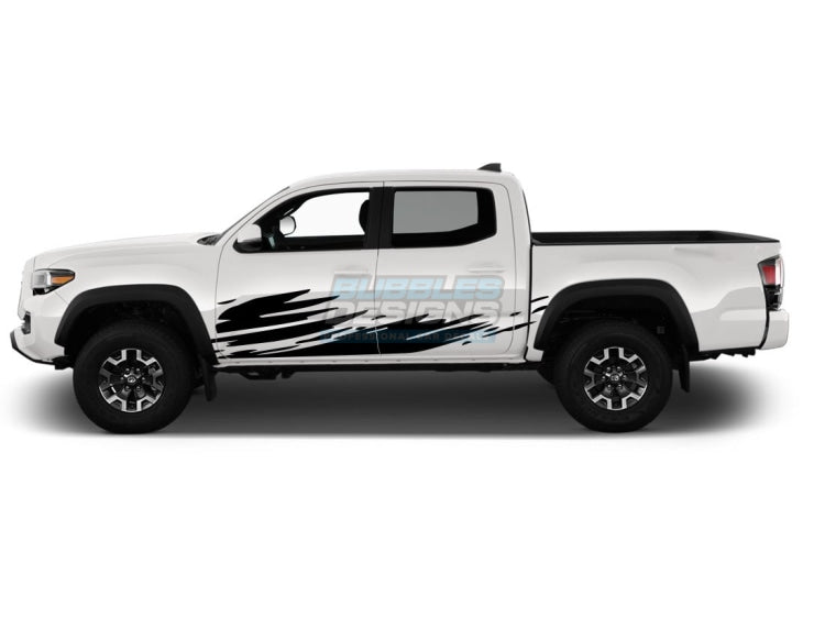 Splash Decal Side design Graphics, vinyl Toyota Tacoma Decal side